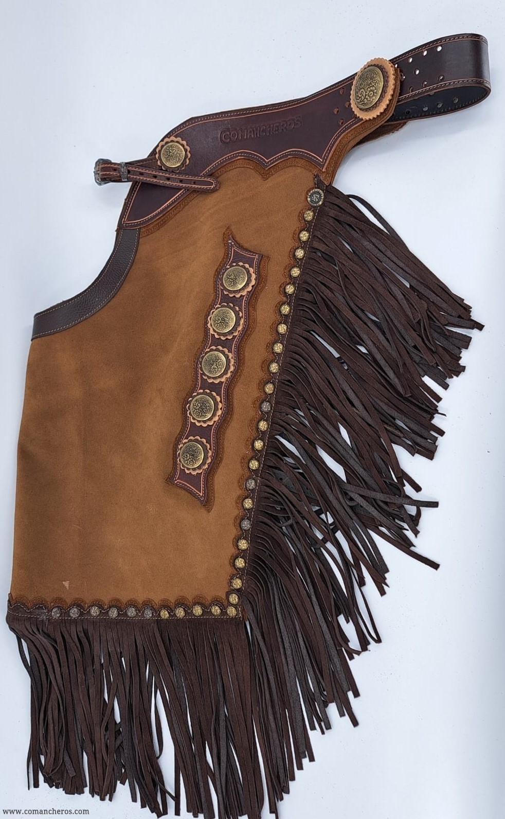 Chinks pelle con borchie COMANCHEROS